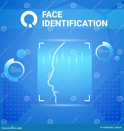 Face Identification System Scanning Modern Access Control Technology Biometrical Recognition