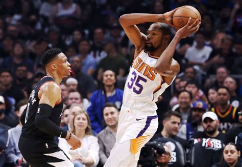Nba季后赛：太阳击败快船总分3 1 杜兰特3111 威少空砍37分 球迷屋