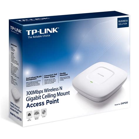 Tp Link Eap120 300mbps Wireless N Gigabit Ceiling Mount Access Point