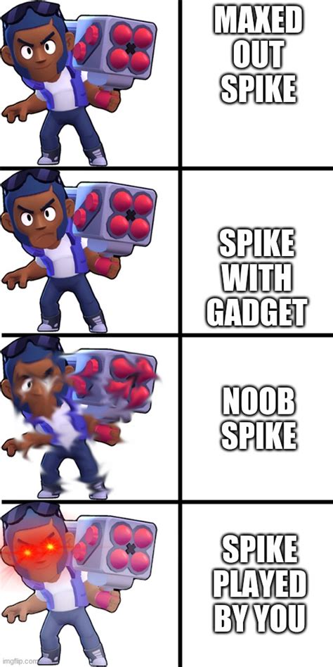 Create Meme Sticker Spike Brawl Stars Memes Spike Bra
