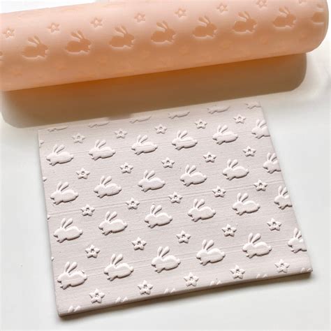 Bunny Flower Texture Roller Cutterglobe