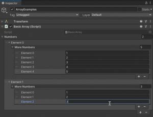 How To Use Arrays In Unity