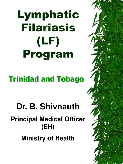 Ppt Lymphatic Filariasis Lf Program Powerpoint Presentation Free