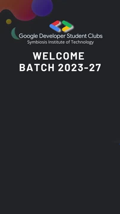 Gdsc Sit Pune On Linkedin Newbeginnings2023 Gdsc Community Welcome