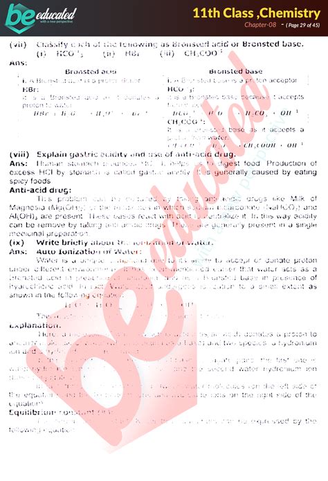 Chapter 8 Chemistry Fsc Part 1 Notes Inter Part 1 Notes