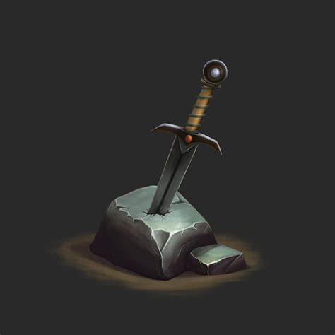 Premium Photo Metal Sword With A Black Background