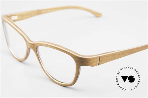 Glasses W Eye Vanessa Ladies Wooden Eyeglasses
