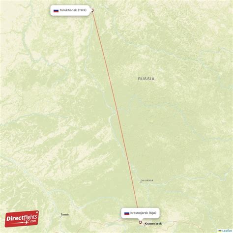 Direct Flights From Turukhansk To Krasnojarsk THX To KJA Non Stop