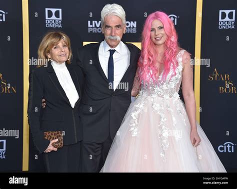 Katharine Ross Sam Elliott And Cleo Rose Elliott Attending The Premiere Of A Star Is Born In