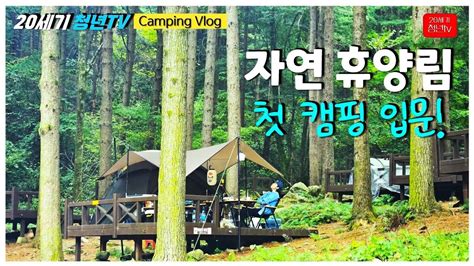 CampingVlog 자연휴양림 첫 캠핑 도전 수만 그루 잣나무 울창한 숲속 숲속힐링 가을캠핑 자연휴양림
