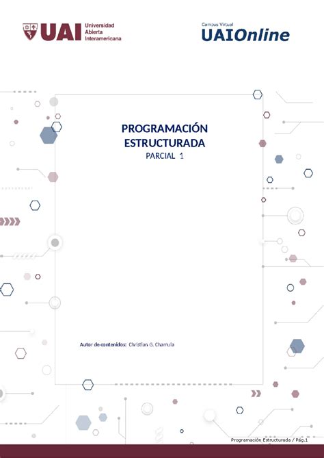 Er Parcial Programaci N Estructurada Parte Te Rica Programaci N