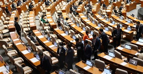 野주도 간호법 통과 ‘쌍특검 패스트트랙 지정