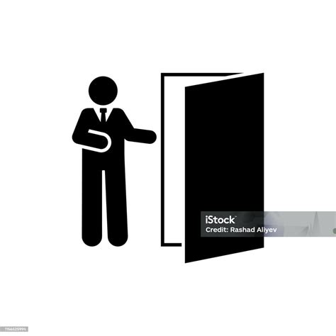 오신 것을 환영합니다 하녀 프로모터 판매자 아이콘 호텔 픽토그램 아이콘의 요소입니다 프리미엄 품질의 그래픽 디자인 아이콘입니다
