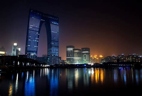 【苏州金鸡湖夜景摄影图片】风光摄影太平洋电脑网摄影部落