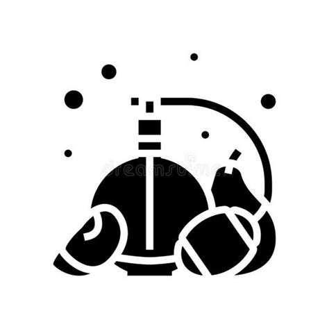 Fruity Notes Perfume Glyph Icon Vector Illustration Stock Vector