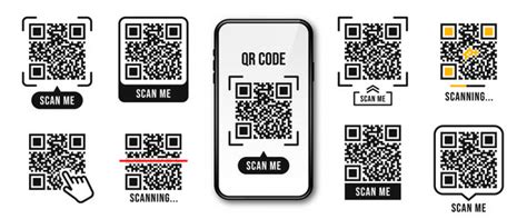 Qr Code Quick Response Templates Royalty Free Vector Image