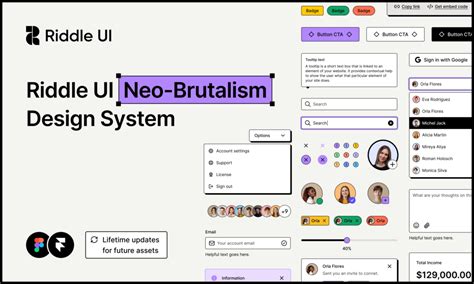 Riddle UI Neo Brutalism UI Kit V1 0