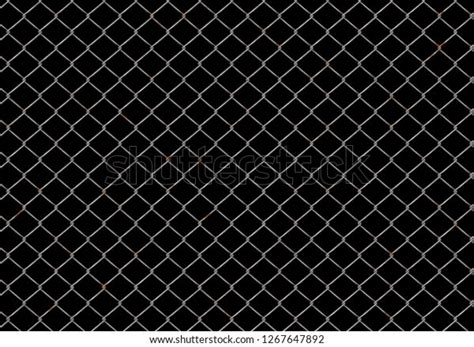 Chain Link Fence Rust On Black Stock Illustration 1267647892 Shutterstock