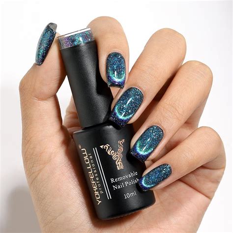 Yokefellow 10ml Soak Off 9d Shinny Cat Eye Gel Nail Polish With Magnet