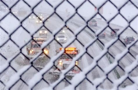Massive Snowstorm Closes Schools Grounds Flights In Us Heartland
