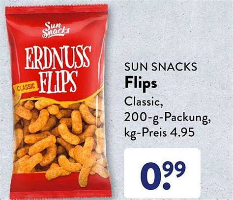 Sun Snacks Flips Angebot Bei Aldi S D Prospekte De
