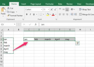 How To Convert Horizontal Data Into Vertical Data Basic Excel Tutorial