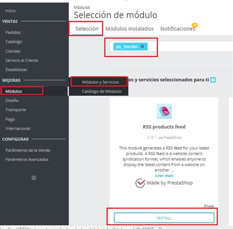 Generar Feed Productos En Prestashop 1 7 Manual Prestashop