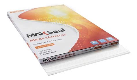 Mica Térmica Max Seal Doble Carta Mil Pzs X cm Envío gratis