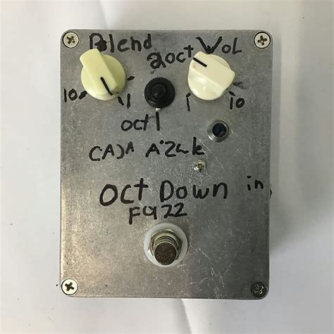 Used Mxr Blue Box Clone W Oct Switch Guitar Effects Reverb