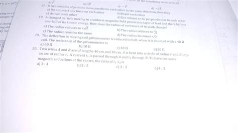 A Charged Particle Moving In A Uniform M D Get Rotated To Be Perpendicul