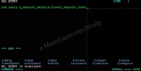 Qmf Execute Form With Query
