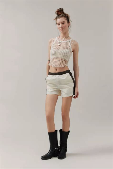 Bdg Jess Nylon Track Short Urban Outfitters