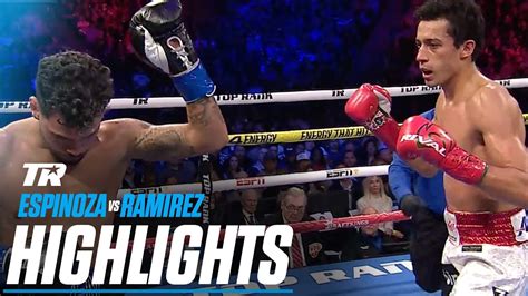 Boxing Results Espinoza Stops Robeisy Ramirez Controversy Ensues