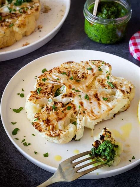 Recipe For Grilled Cauliflower Steak Our Plant Based World