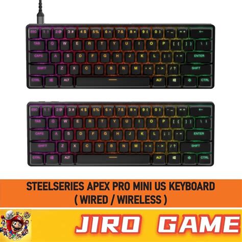 SteelSeries Apex Pro Mini RGB Omnipoint Mechanical Gaming Keyboard Wired 64820 Wireless