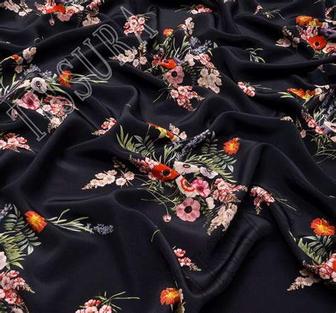 Silk Crepe De Chine Fabric 100 Silk Fabrics From Italy By Carnet Sku