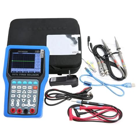 JDS3022A Handheld Digital Oscilloscope Multimeter Kit 2CH 50MHz 500MSa