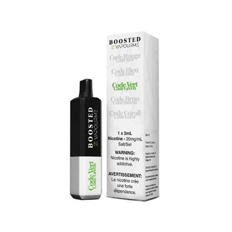 Boosted Bar Code Green Ontario