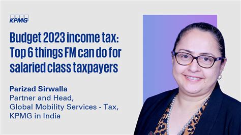Kpmg India On Linkedin Budget 2023 Income Tax Top 6 Things Fm Can Do