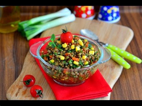 Yeşil Mercimek Salatası Tarifi Salata Tarifleri YouTube