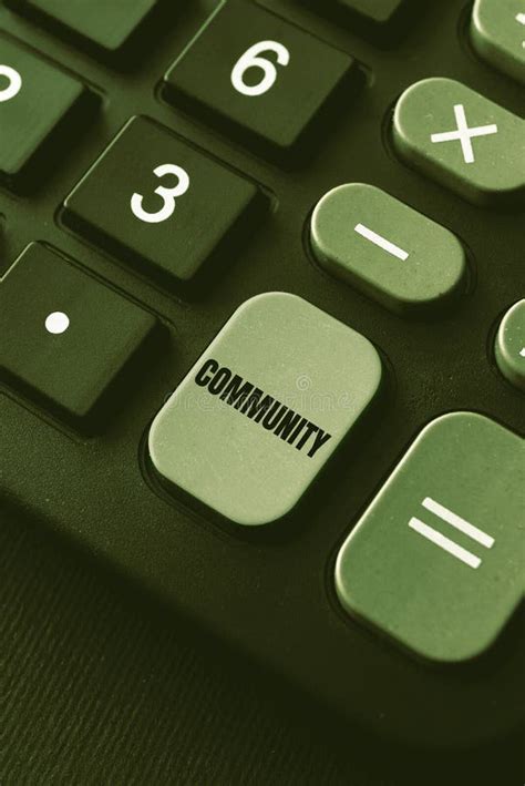 Handwriting Text Community Business Idea Specific Population With A Common Characteristics