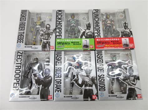 【未使用に近い】n77078 Ty 未開封 6個セット Shfiguarts 仮面ライダー サソード キックホッパー パンチホッパー ゼク