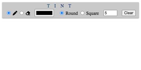 Github Yusha G Tint A Web Painter A Simple Drawing Application For The Web