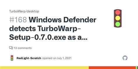 Windows Defender Detects Turbowarp Setup 070exe As A Virus · Issue 168 · Turbowarpdesktop