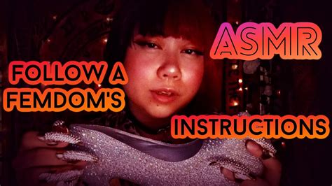 Asmr Follow A Femdoms Instructions 👠 Sensual Softspoken Youtube