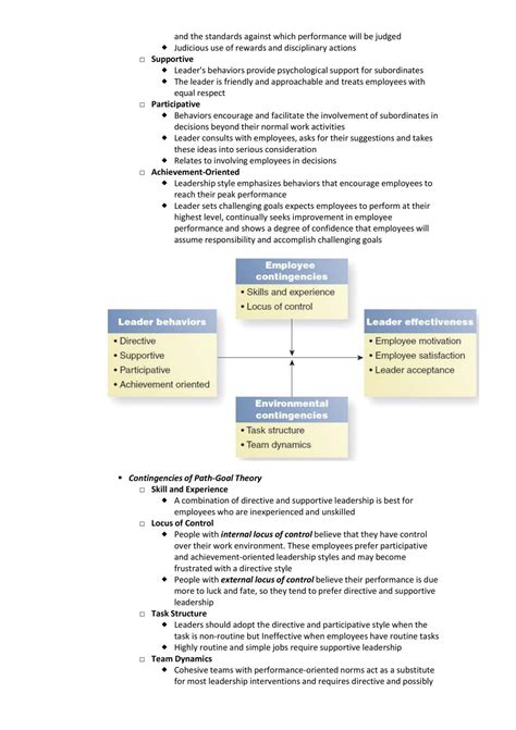 Organisational Behaviour Notes Mgmt1135 Organisational Behaviour