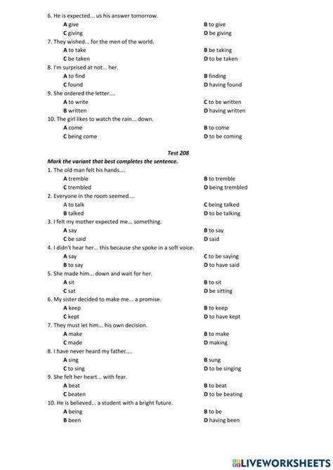 6980913 Non Finite Forms Of The Verb Eagleenglish