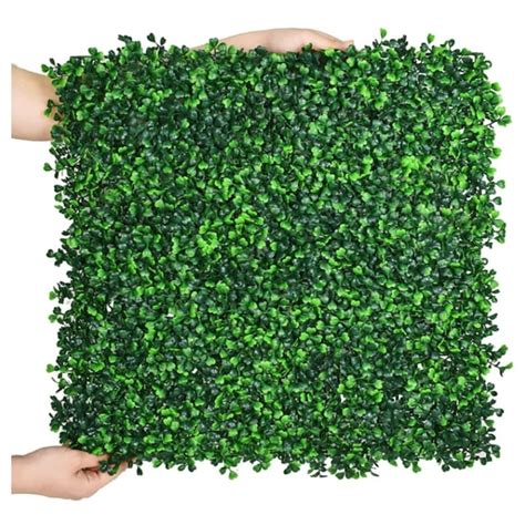 Gotgelif® 12 Pcs 20x20 Artificial Boxwood Panels Boxwood Hedge Wall
