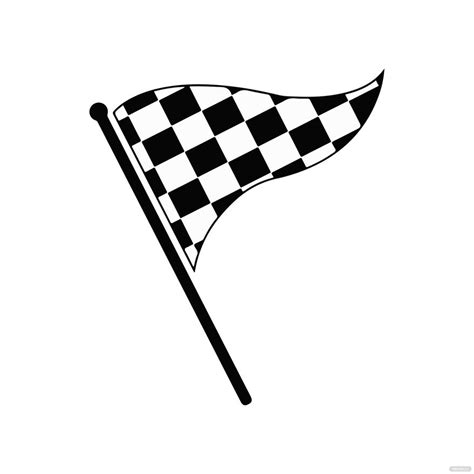 Triangle Checkered Flag