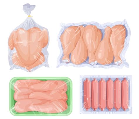 1 Chicken Wrapped Cling Film Stock Vectors And Vector Art Shutterstock